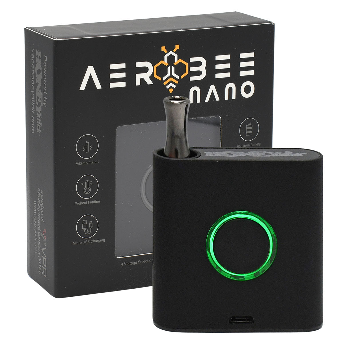 AeroBee Nano Vaporizer for 510 Thread Cartridges for Wax & Oil – Vape Batt